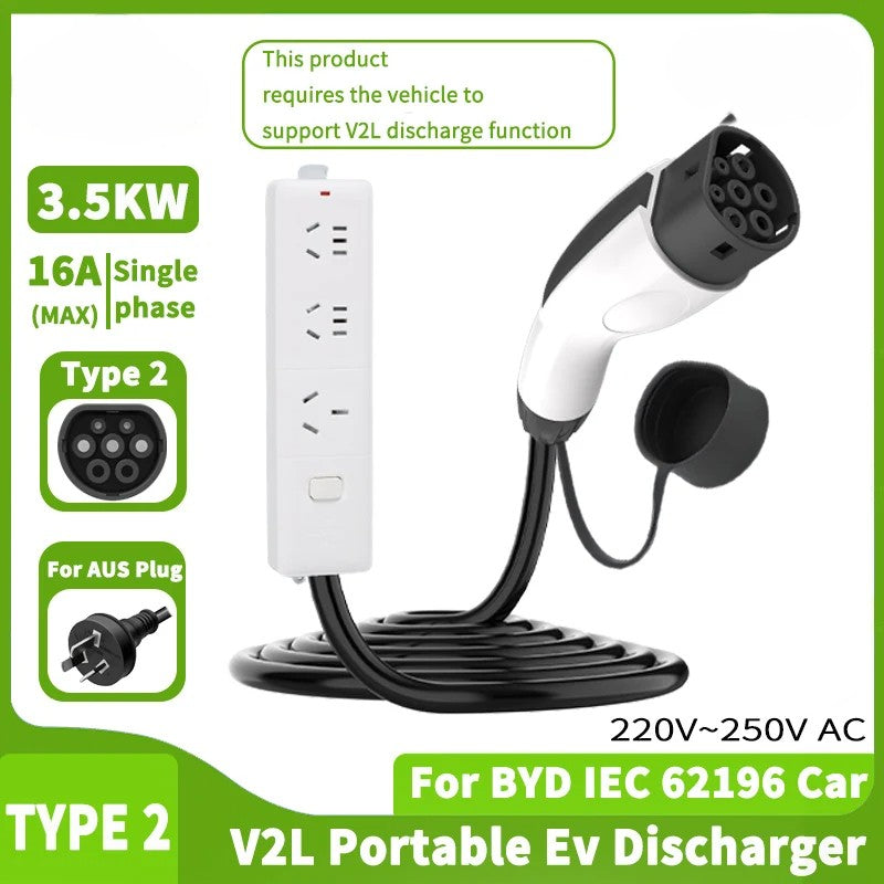 V2L Adapter Vehicle to Load Adapter Connector For BYD – BYDAC