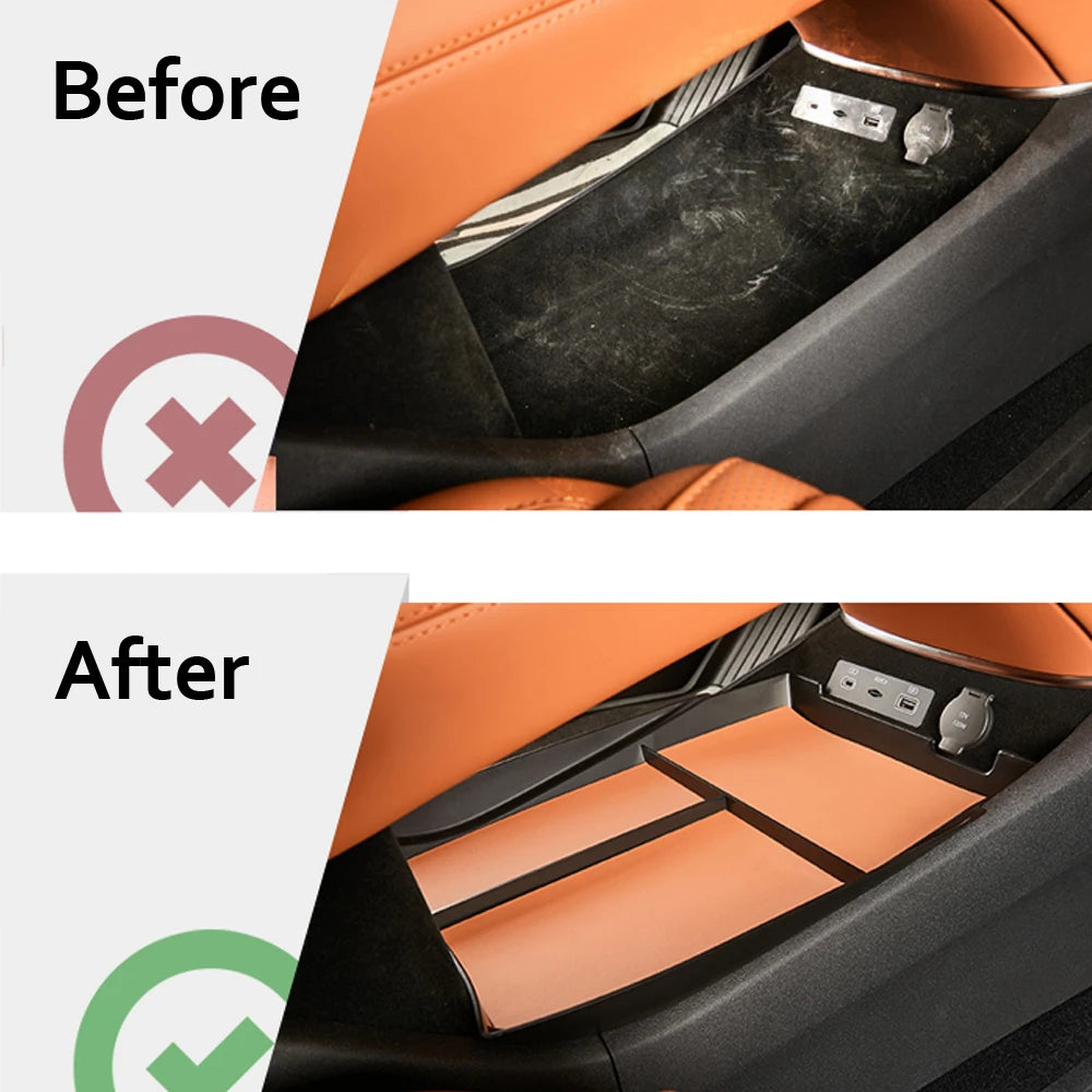 For 2024 2025 BYD Sealion 7 EV Central Control Lower Level Storage Box ...