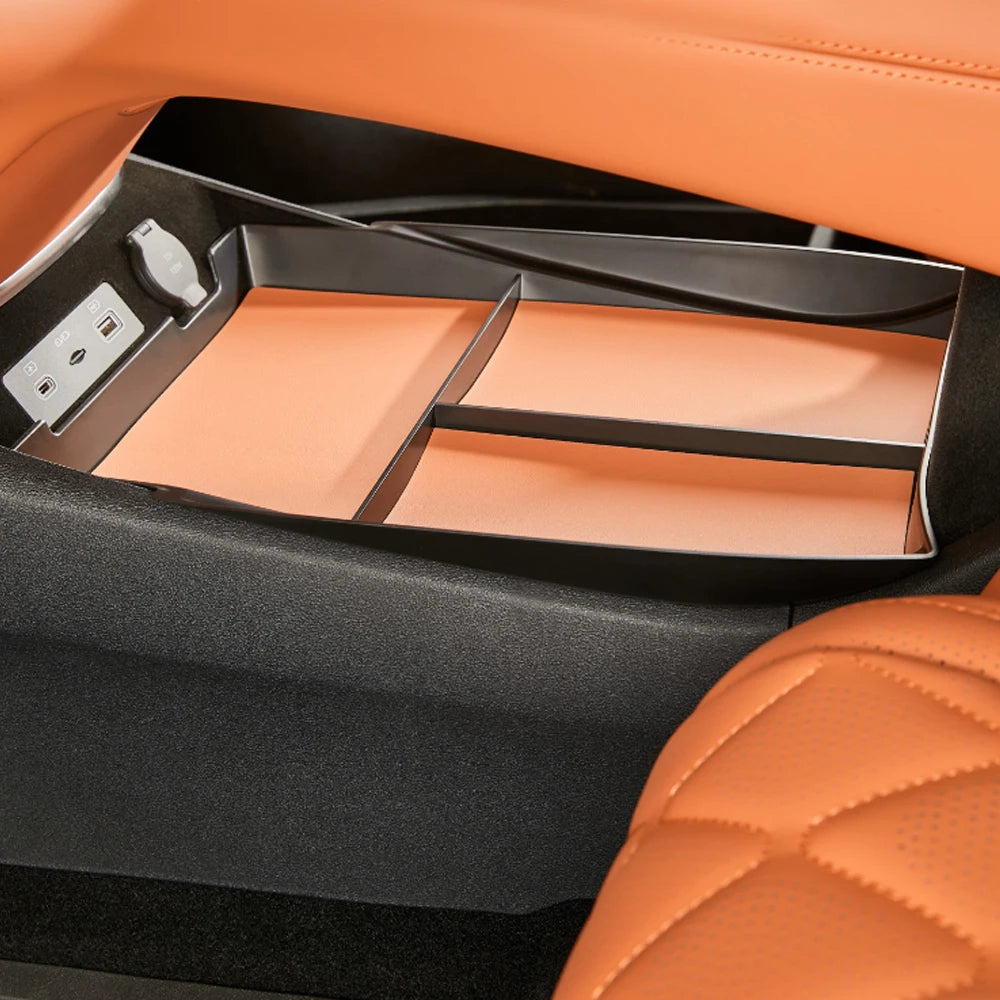 For 2024 2025 BYD Sealion 7 EV Central Control Lower Level Storage Box ...