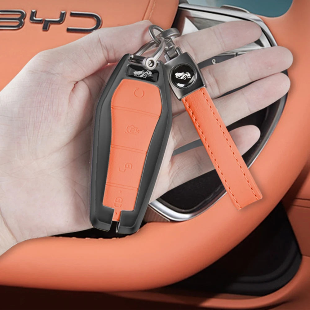 For 2024 2025 BYD Sealion 7 EV Special Original Car Color Alloy Key ...