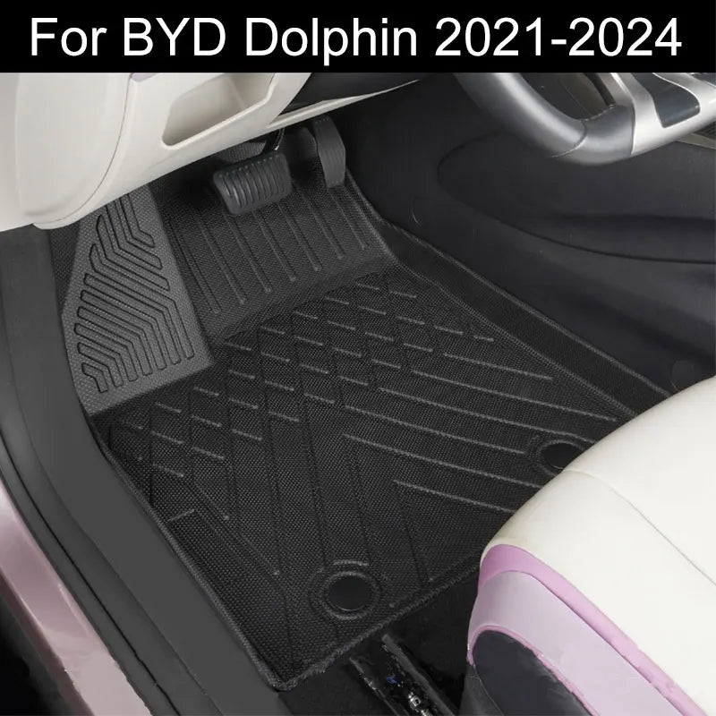 Alfombrillas para coche BYD Dolphin 2021-2023, resistentes a la intemp ...