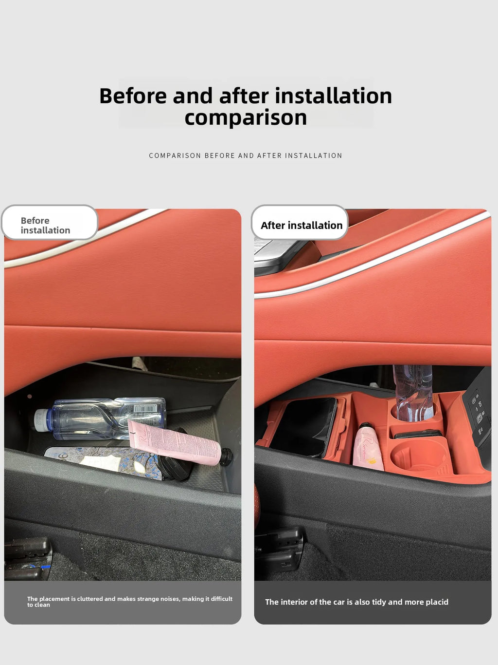 BYD Sealion 8 Central Control Lower Layer Silicone Storage Box – BYDAC